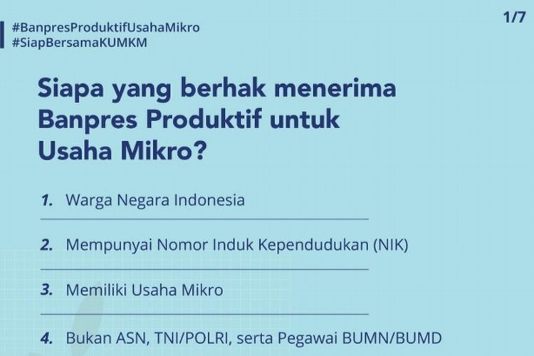 Kapan Pendaftaran BLT UMKM 2021 Tahap 3 Dibuka? Ini Syarat dan ... Kapan Pendaftaran BLT UMKM 2021 Tahap 3 Dibuka? Ini Syarat dan ...