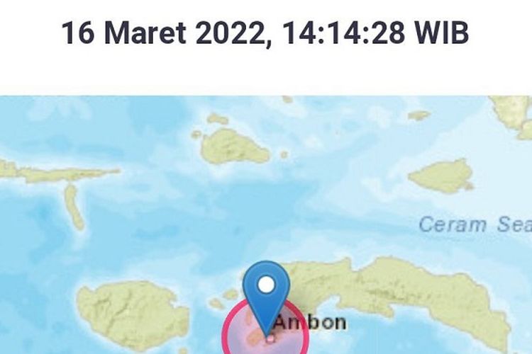 BMKG Rilis Data Gempa Terbaru Magnitudo 3,3 di Ambon, BMKG: Masyarakat ... BMKG Rilis Data Gempa Terbaru Magnitudo 3,3 di Ambon, BMKG: Masyarakat ...