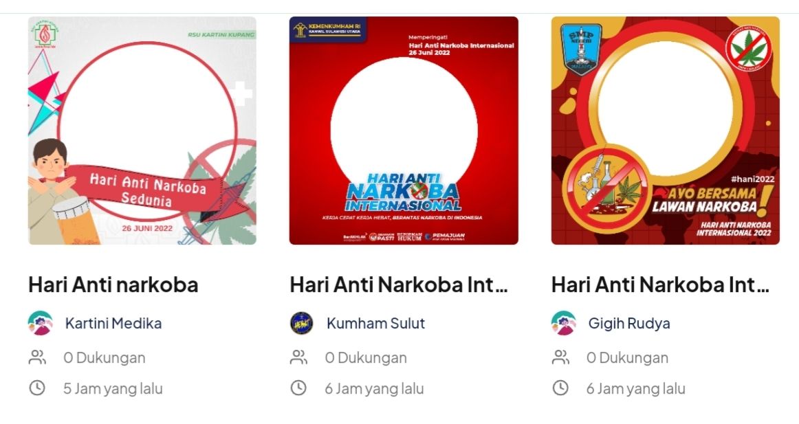 Link Twibbon Hari Anti Narkoba Internasional 2022, Unduh Gambar Ucapan ... Link Twibbon Hari Anti Narkoba Internasional 2022, Unduh Gambar Ucapan ...
