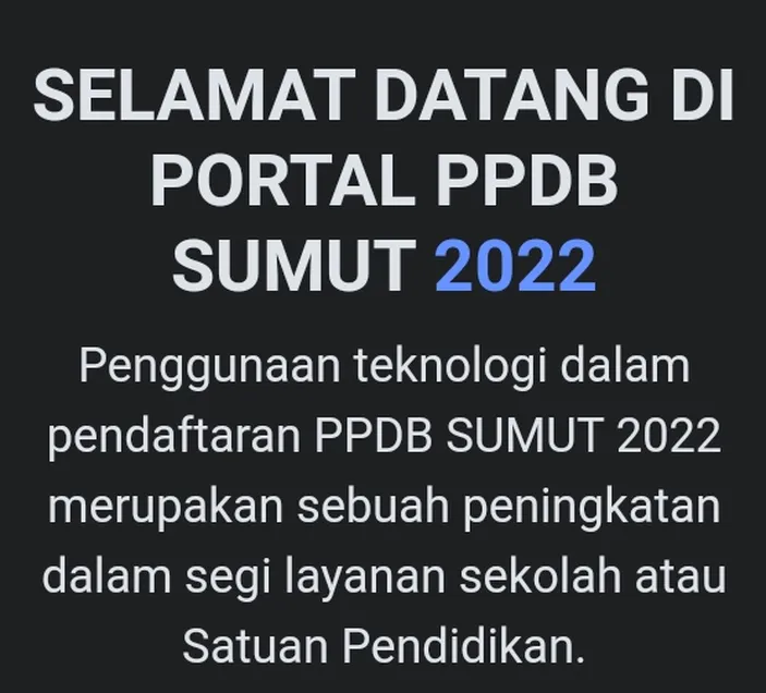 Pengumuman PPDB Sumut 2022 Hari Ini: Jam Berapa Hasil Seleksi PPDB ... Pengumuman PPDB Sumut 2022 Hari Ini: Jam Berapa Hasil Seleksi PPDB ...